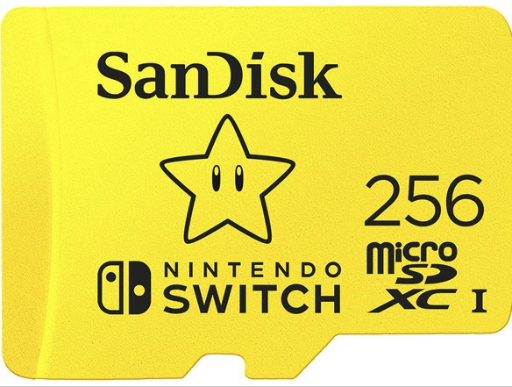 43% off SanDisk microSDXC Card for Nintendo Switch 256GB