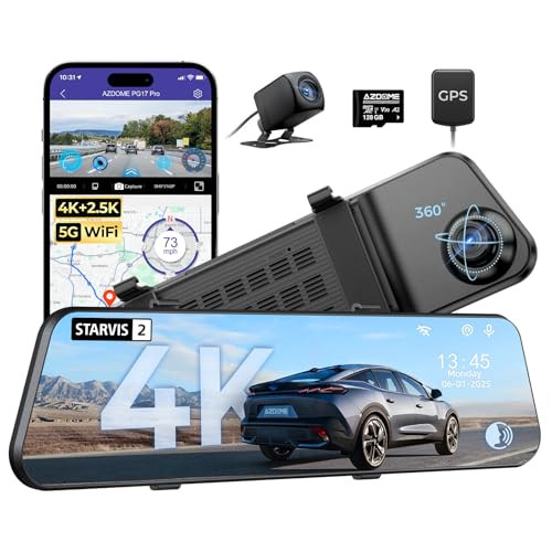 50% off AZDOME M17 1296p WiFi Front Dash Cam