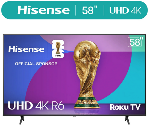 22% off onn. 43" 4K UHD 60Hz LED Roku Smart TV