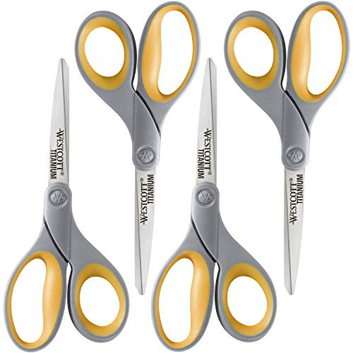 Westcott 5-Inch Non-Stick Titanium Scissors