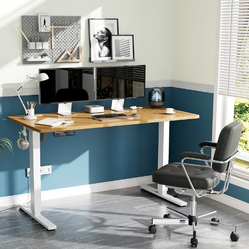 47% off ZUNMOS Mobile Adjustable Height Sit-to-Stand Desk w/ Hidden ...