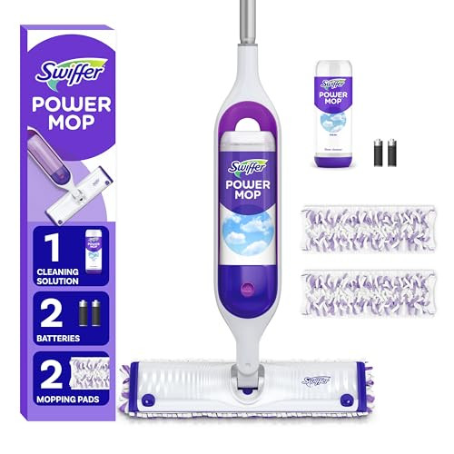 53% off Swiffer PowerMop Wood Mop Kit w/ 2x Mop Pad Refills & Cleaning ...