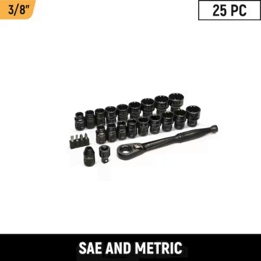 25% off GEARWRENCH 3/8 in Drive Pass-Thru Ratchet and Socket Set (25-Piece)