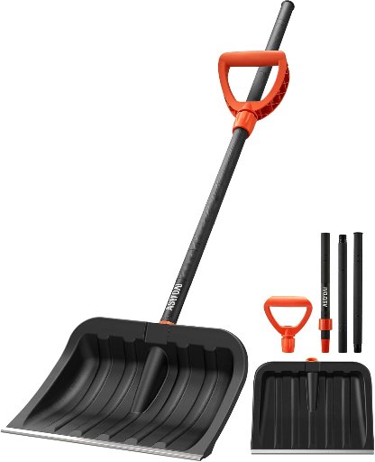 40% off AstroAI 62" Heavy-Duty Snow Shovel