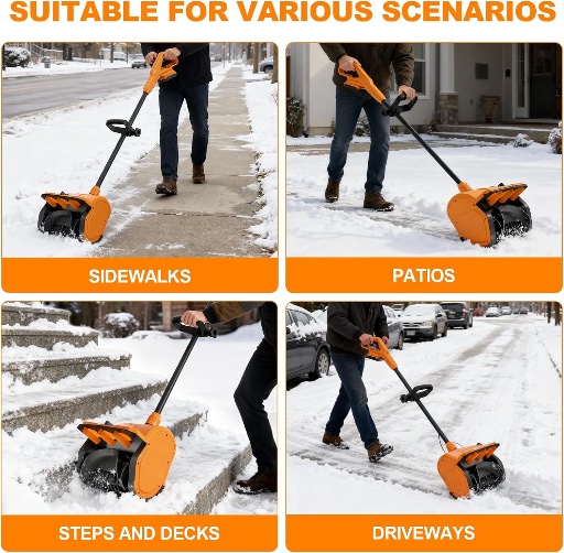 40% off AstroAI 62" Heavy-Duty Snow Shovel