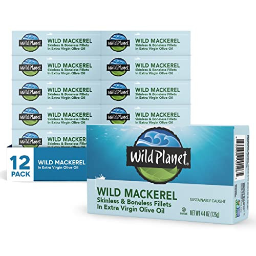 20% off Wild Planet Wild Mackerel Fillets in Organic Extra Virgin Olive ...