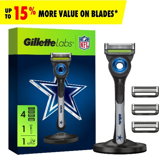 44% off Gillette Labs Men's NFL Special Edition Dallas Cowboys Shaving ...