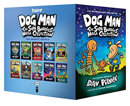 46% off Dog Man: The Supa Buddies Mega Collection (Dog Man #1-10 Box ...
