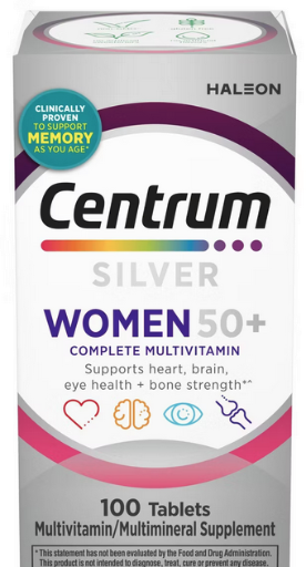 61% off Centrum Silver Adults 50+ Multimineral Supplement Tablets 80-Count