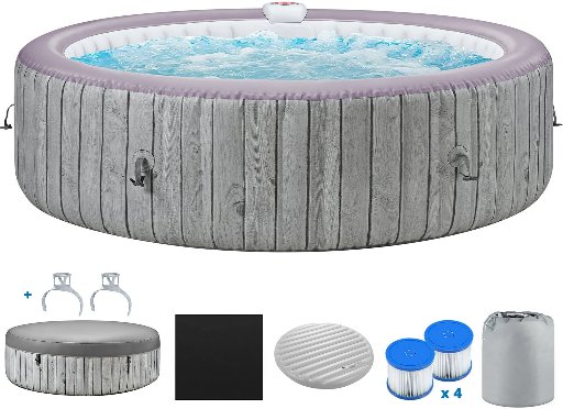 80% off SaluSpa Tahiti Energy-Efficient Smart AirJet Inflatable Circle ...