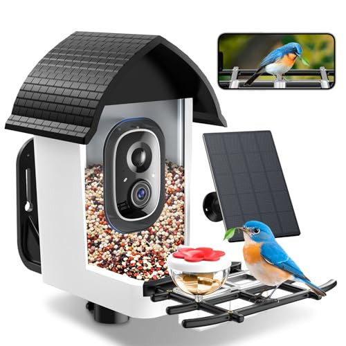 73% off Bird Feeder with Camera 2K HD AI Smart Identify Bird Species