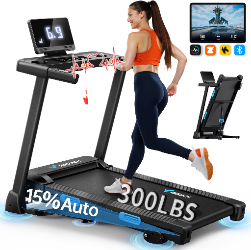 68% off MERACH Folding Treadmill 15% Auto Incline 2.5HP