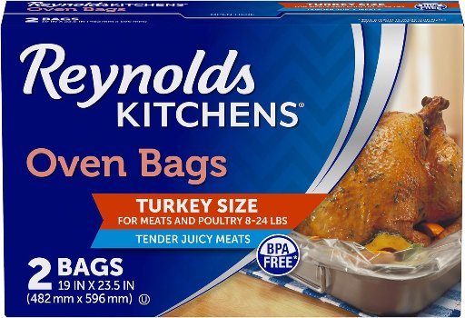 33% off Reynolds Kitchens Turkey Size Oven Bags 2-Count 19"x23.5"
