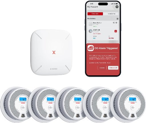 25% off X-Sense 2-in-1 Mist and Carbon Monoxide Detector Alarm