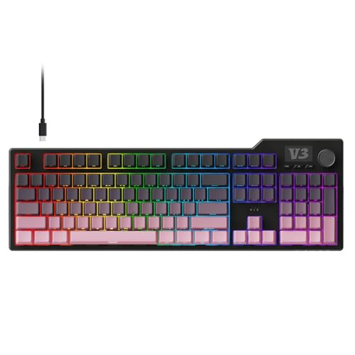 50% off RisoPhy Full Size Mechanical Wired Gaming Keyboard w/ Blue Switch