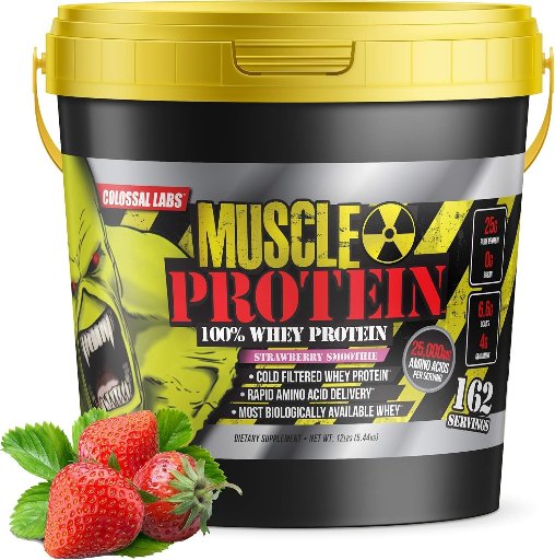 29% off Muscle Milk Genuine Protein Powder (Strawberries ‘N Crème, 1.93 ...