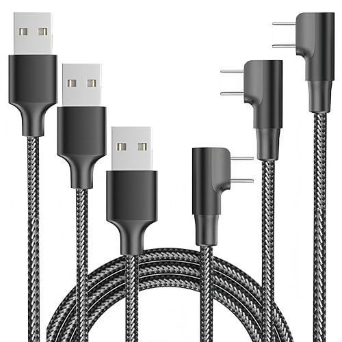 50% off 3 Pack USB A to USB C 66W 3.3FT Nylon Braided Charger
