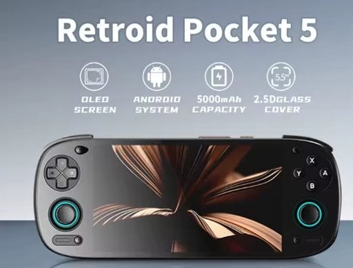 Retroid Pocket 5 Retro Game Emulation Android Handheld - $162.69