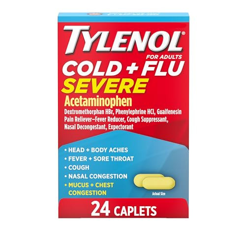 50% off Tylenol Cold + Flu Severe Day & Night Caplets 24-Count