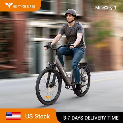 18% off ENGWE HillMiles MileCity 1 26'' Commuter Electric Bicycle 700W Peak Motor 7 Speed