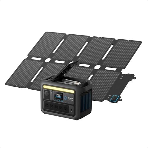 Anker Solix C800X Portable Power Generator Station + Anker 100W Solar ...