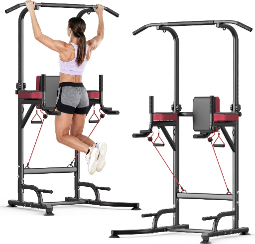 44% off AQUVII Pull Up Bar Power Tower Dip Bar Station