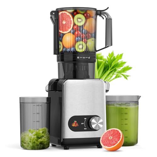 59% off Silonn Slow Masticating Cold Press Juicer Machines with 5.4 ...