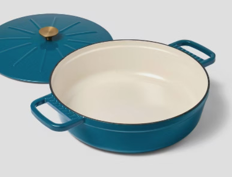 34% off Lodge 8" Cast Iron Skillet w/ Red Mini Silicone Hot Handle Holder