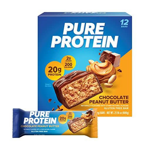 24% off Pure Protein Chocolate Peanut Butter Protein Bars, 20g Protein ...